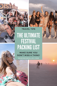 The Ultimate Festival Packing Check List - We Are Global Travellers