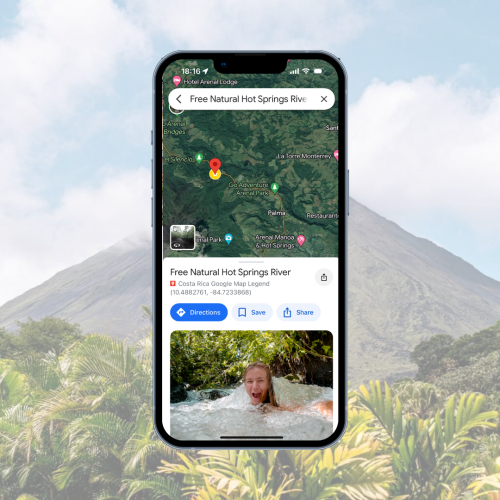 All the best spots in Costa Rica, on a Google Map! 2024 Travel Guide