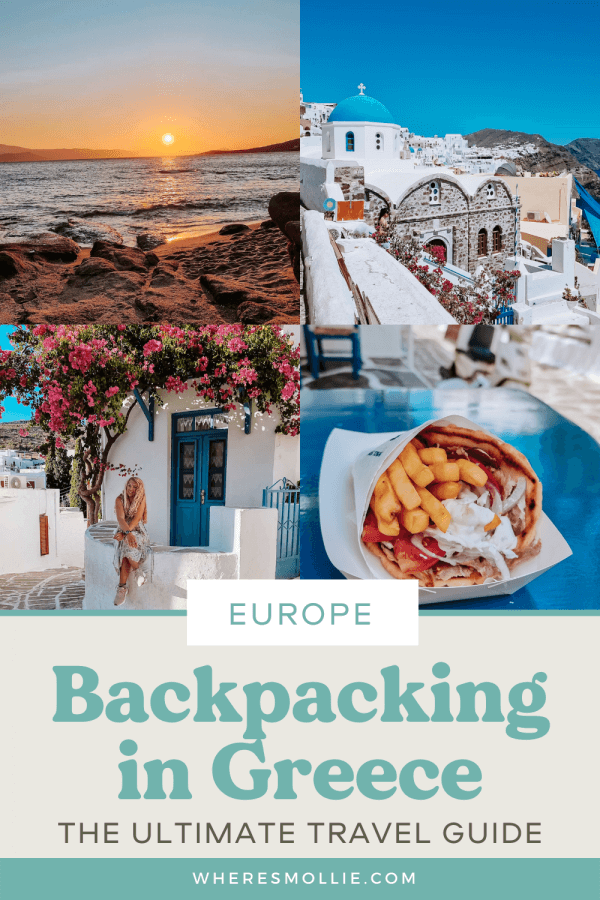My guide to backpacking the Cyclades Islands: backpacking in Greece!