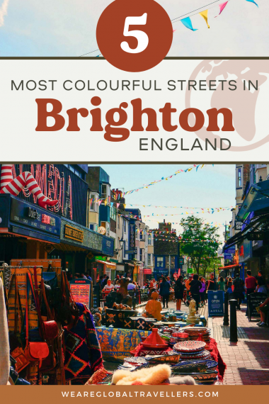The most colourful streets in Brighton, England - We Are Global Travellers