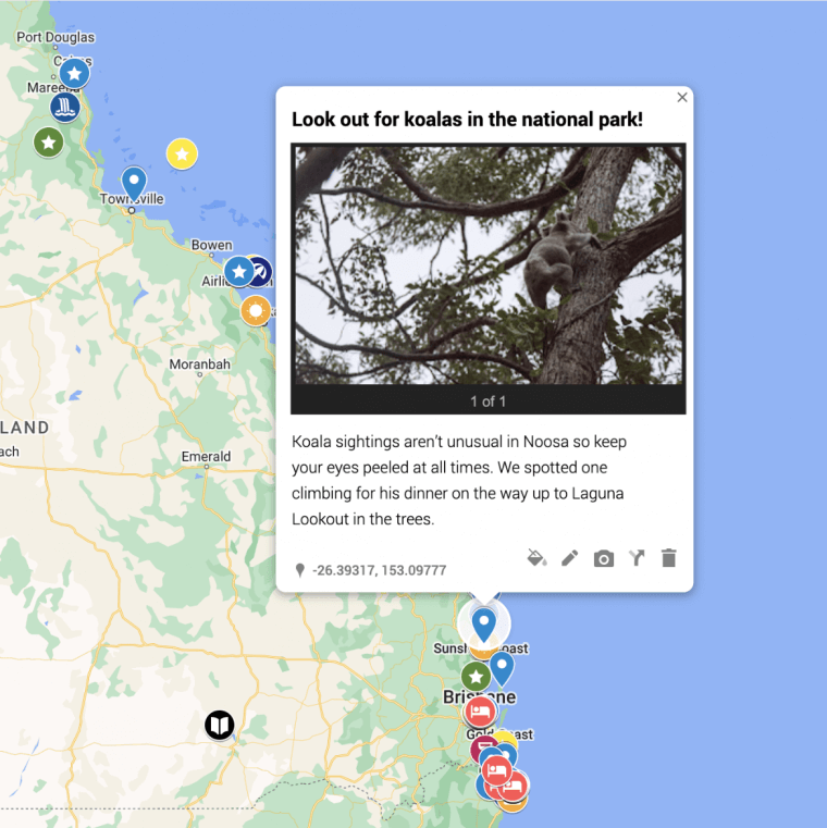 All the best spots in Australia, on a Google Map! 2023 Guide